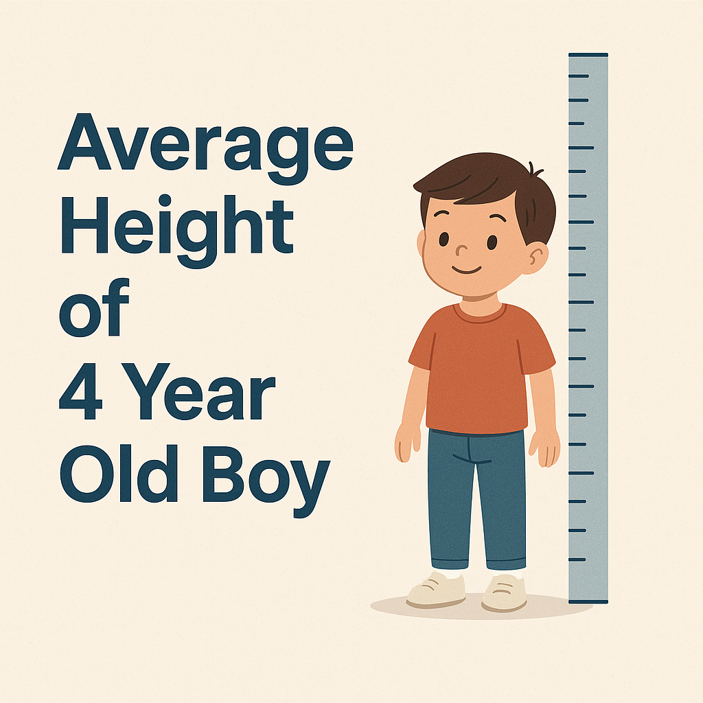 Average Height for 4 Year Old Boy: Growth Milestones, Charts, and ...